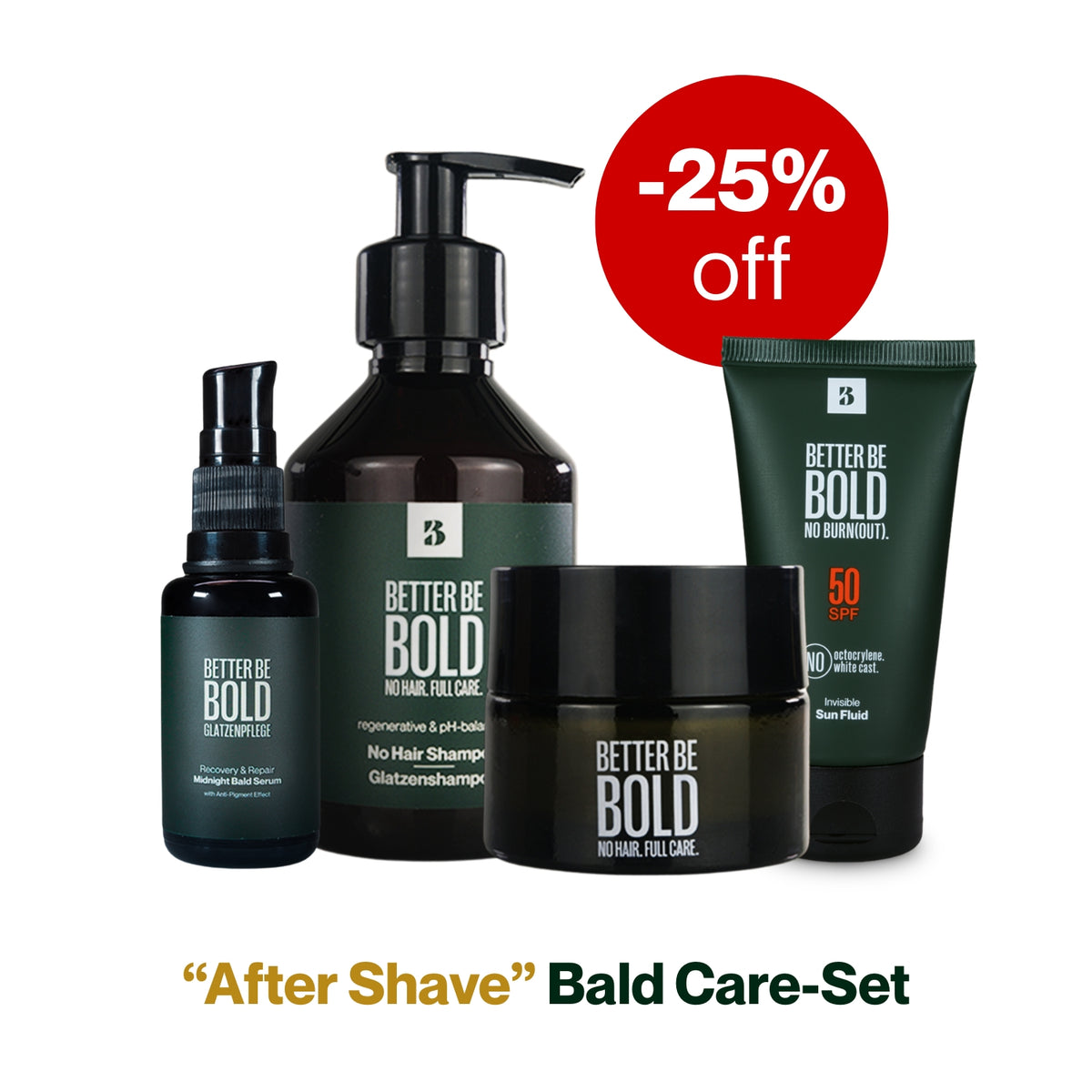 "After Shave" Glatzenpflege-Routine – BETTER BE BOLD®