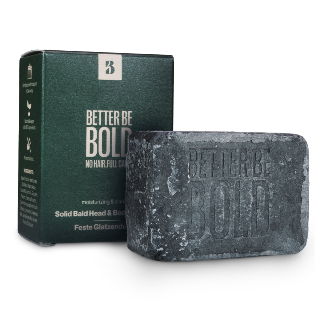 BETTER BE BOLD Solid Shower Care for Body & Bald Head (Washing Bar ...